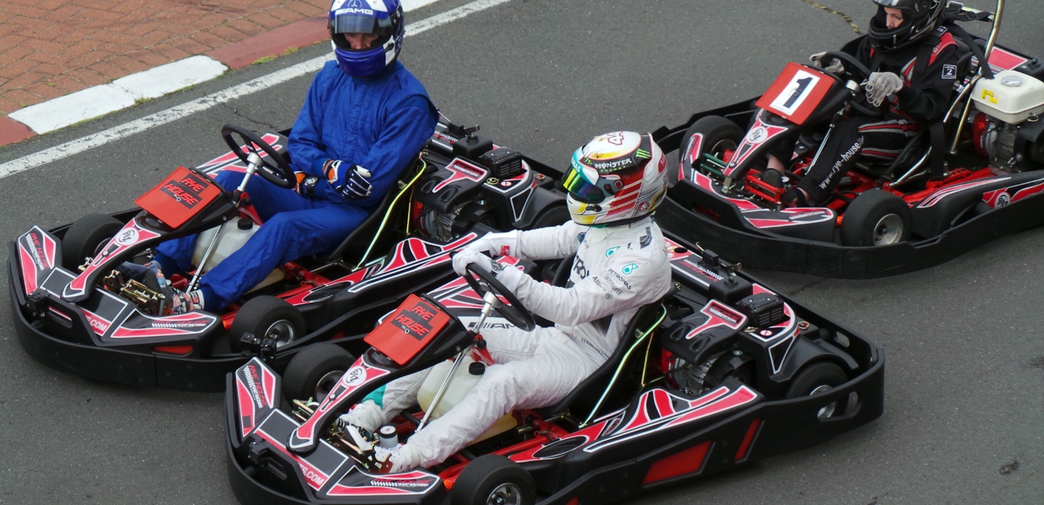 Lewis Hamilton drives BIZ Karts - BIZ Karts